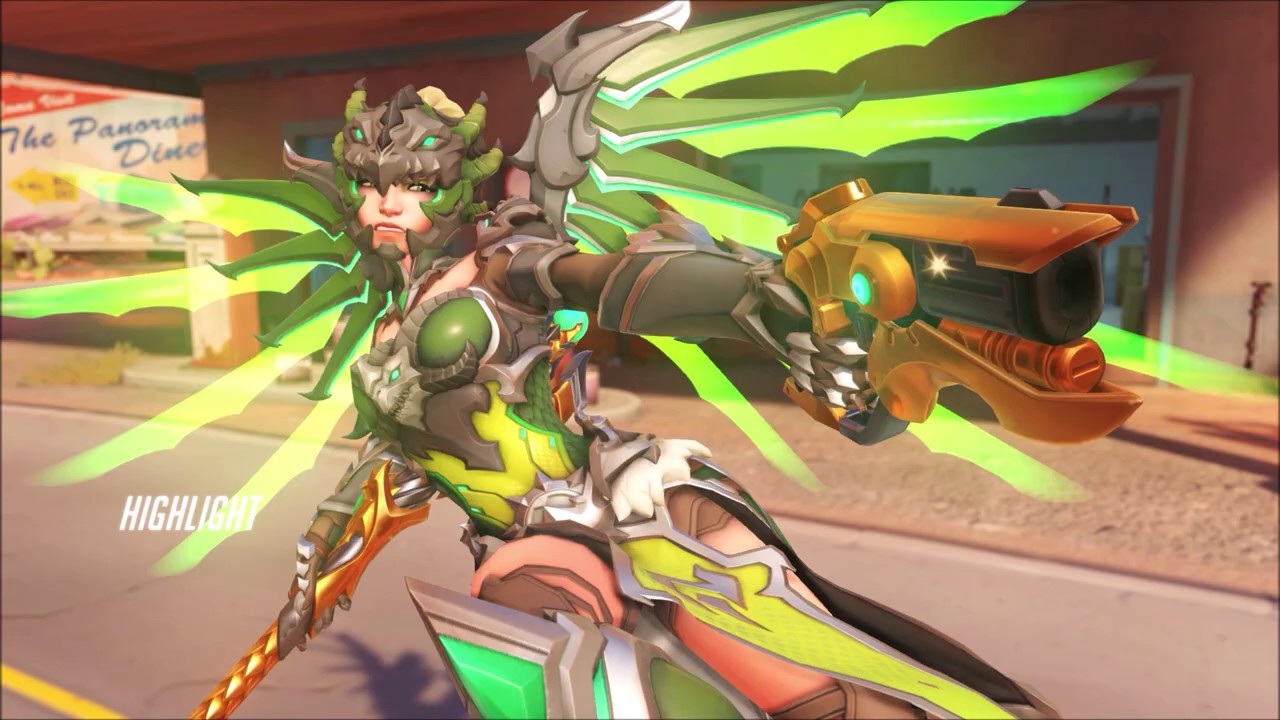 [Overwatch] Battle Mercy and other highlights - YouTube