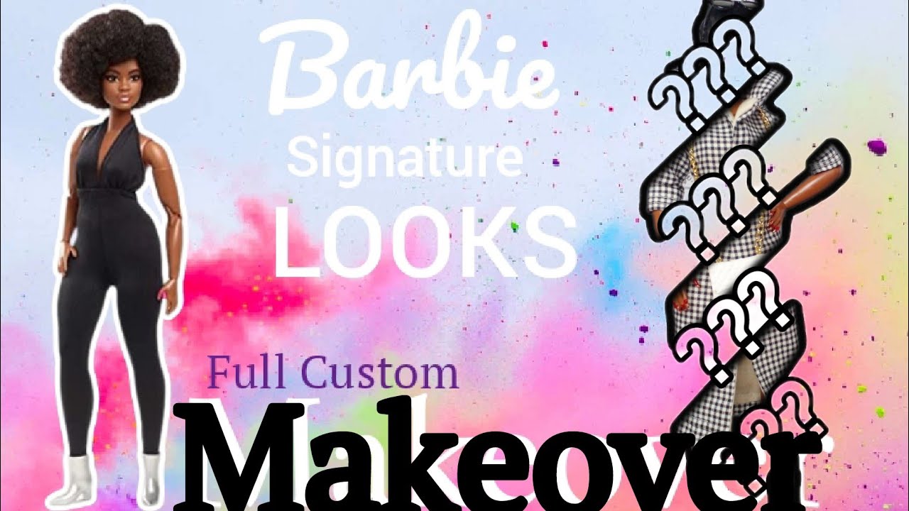 Custom Barbie Doll Makeover Transforrmation #barbie LOOKS Model 2 ...