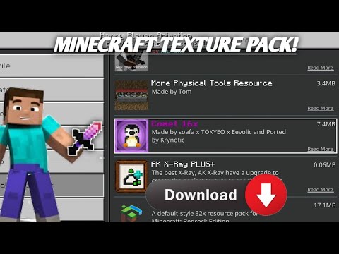 Minecraft Comet Texture Pack Download! - YouTube