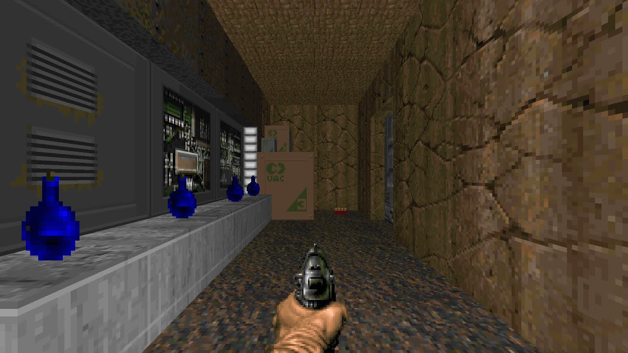 Doom 2: Legacy of Rust - E1M4 (Map 4): Descending Inferno (UV Max ...