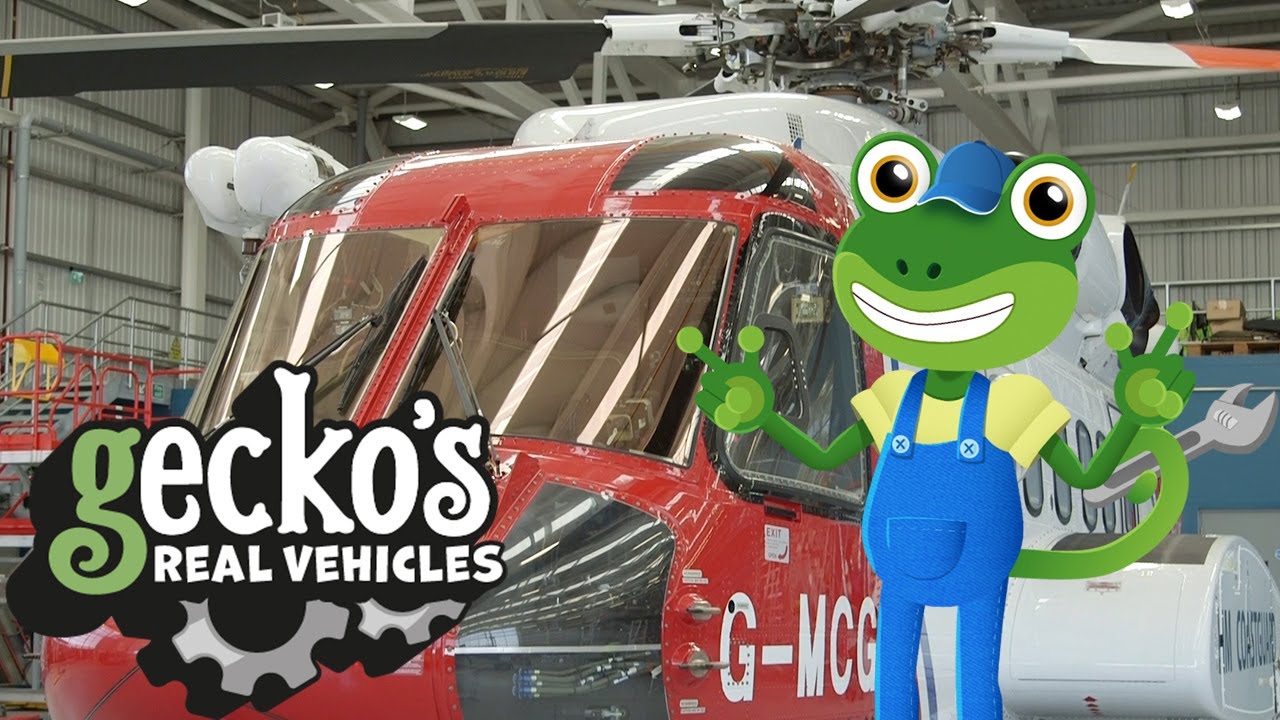 Gecko and The Rescue Helicopter + More! | Gecko's Real Vehicles ...