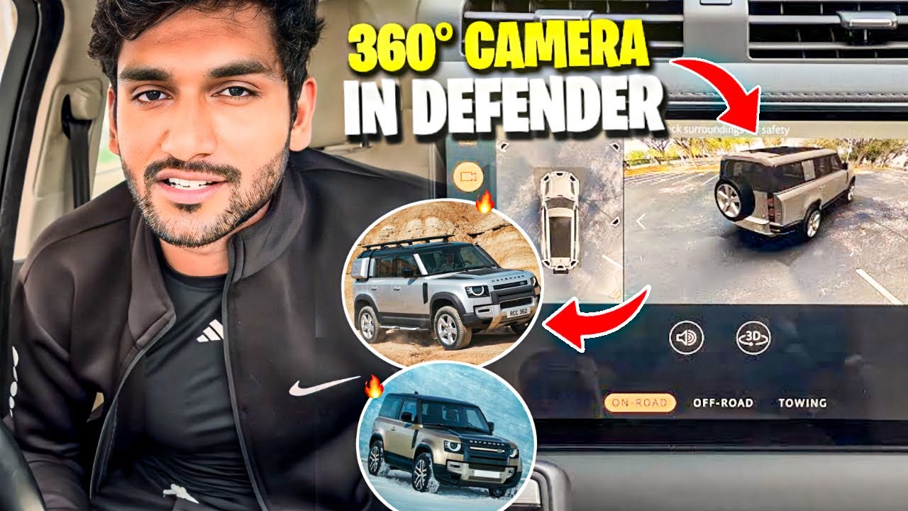 कार नहीं हाहाकर है ये गाड़ी 😱 360* Camera In Defender 🔥 - YouTube