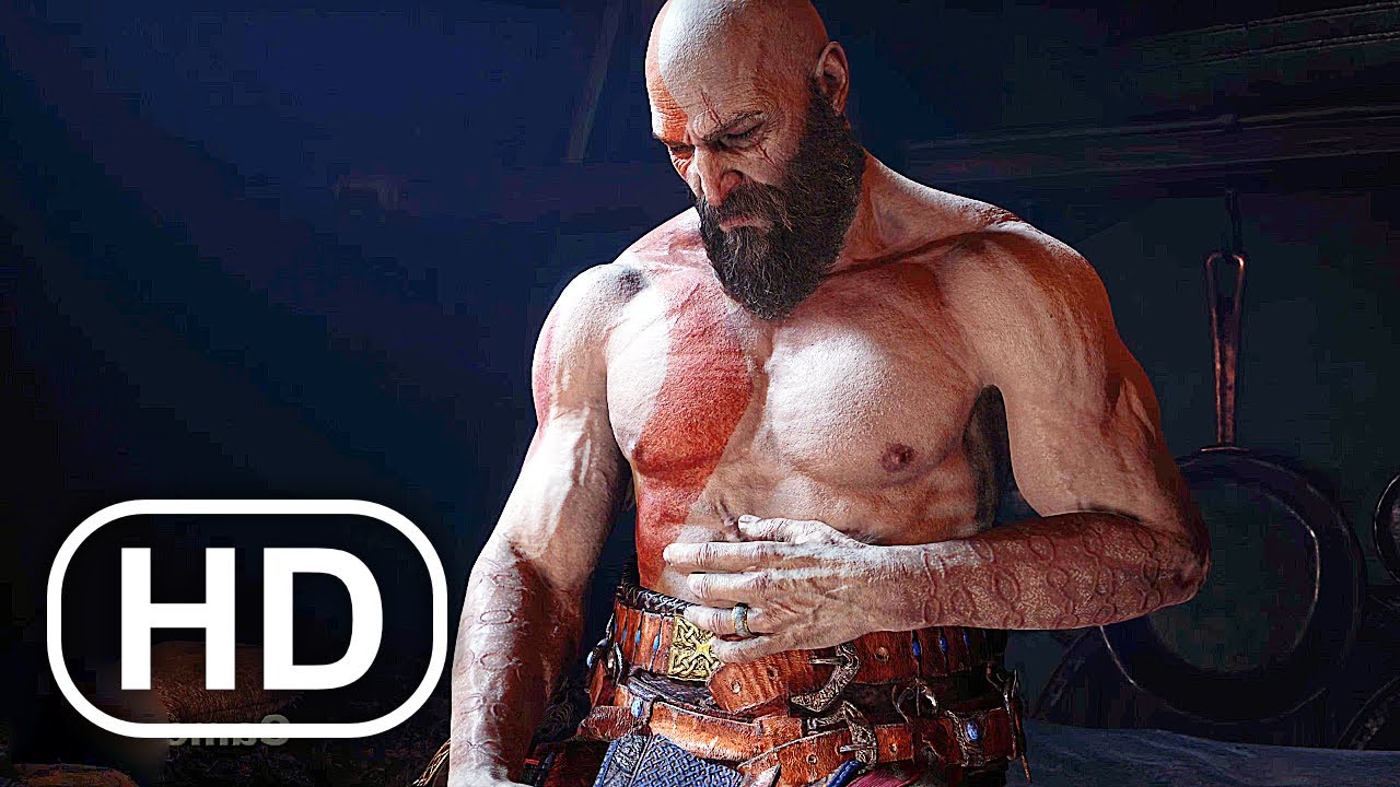 Kratos Remembers His Wounds From Zeus In Greece Scene 4K - God Of War ...