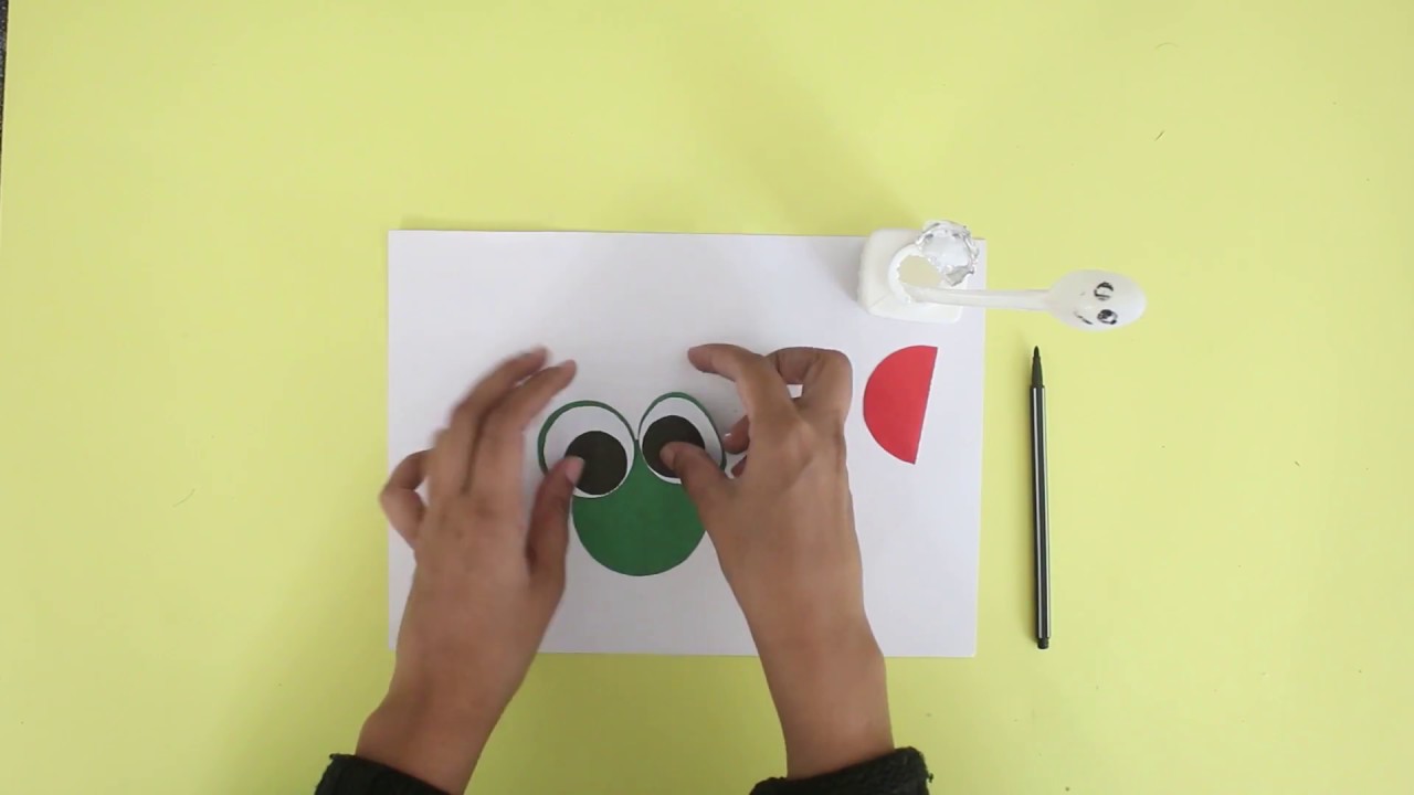 How to make a Frog from basic shapes - YouTube
