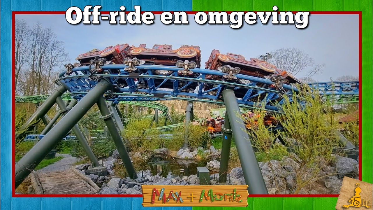 [#Efteling 4K] Max en Moritz - Off-ride en omgeving - YouTube