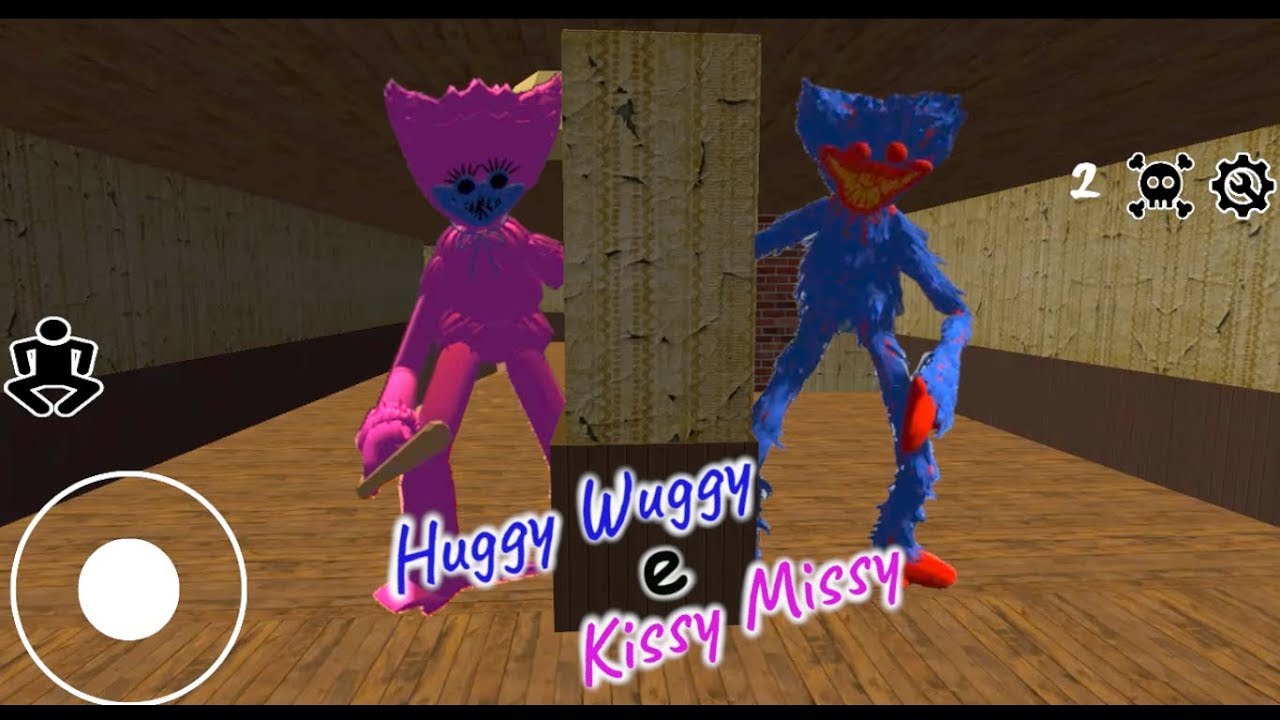 Mascot Horror Poppy Playtime in horror house escape, Huggy Wuggy and ...