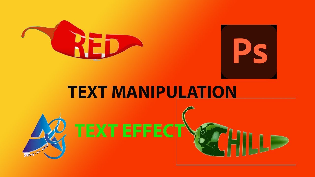 TEXT MANIPULATION #TEXT_EFFECT IN PHOTOSHOP AAJIVIKA COMPUTER CENTER ...