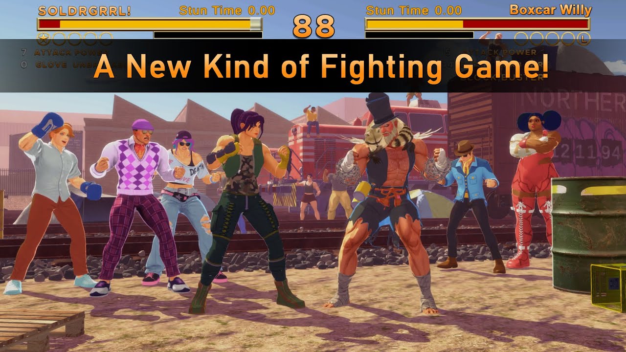 A new kind of 1v1 indie fighting game in development! - YouTube