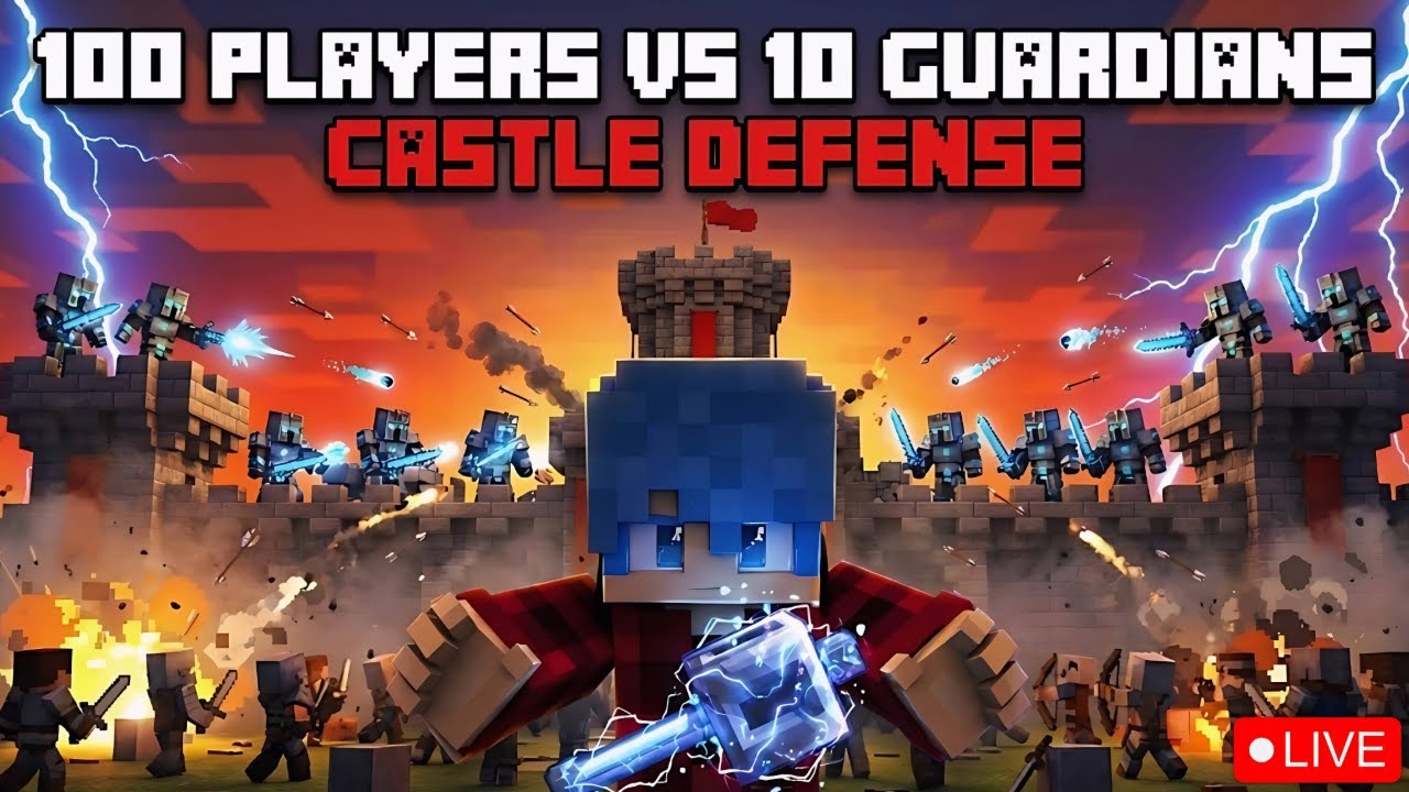100 Players vs 10 HUNTERS! 🔥 Parkour & PVP Head Hunt Event - YouTube