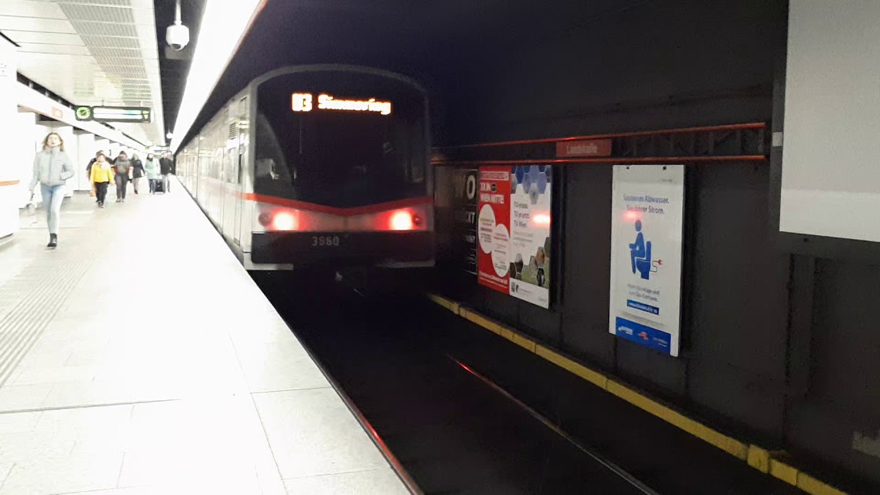 U-Bahn Linie U3 Typ V Landstraße in Wien - YouTube