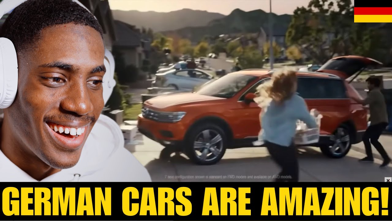 American Reacts to Funny German Commercials || Volkswagen - YouTube
