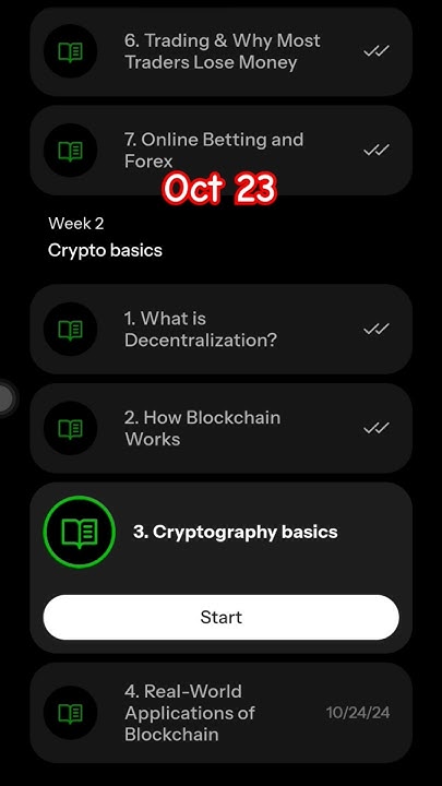 Cryptography basics | week 2. Lesson 3. Cryptography basics | y bot daily quests oct 23 | #ybot ...
