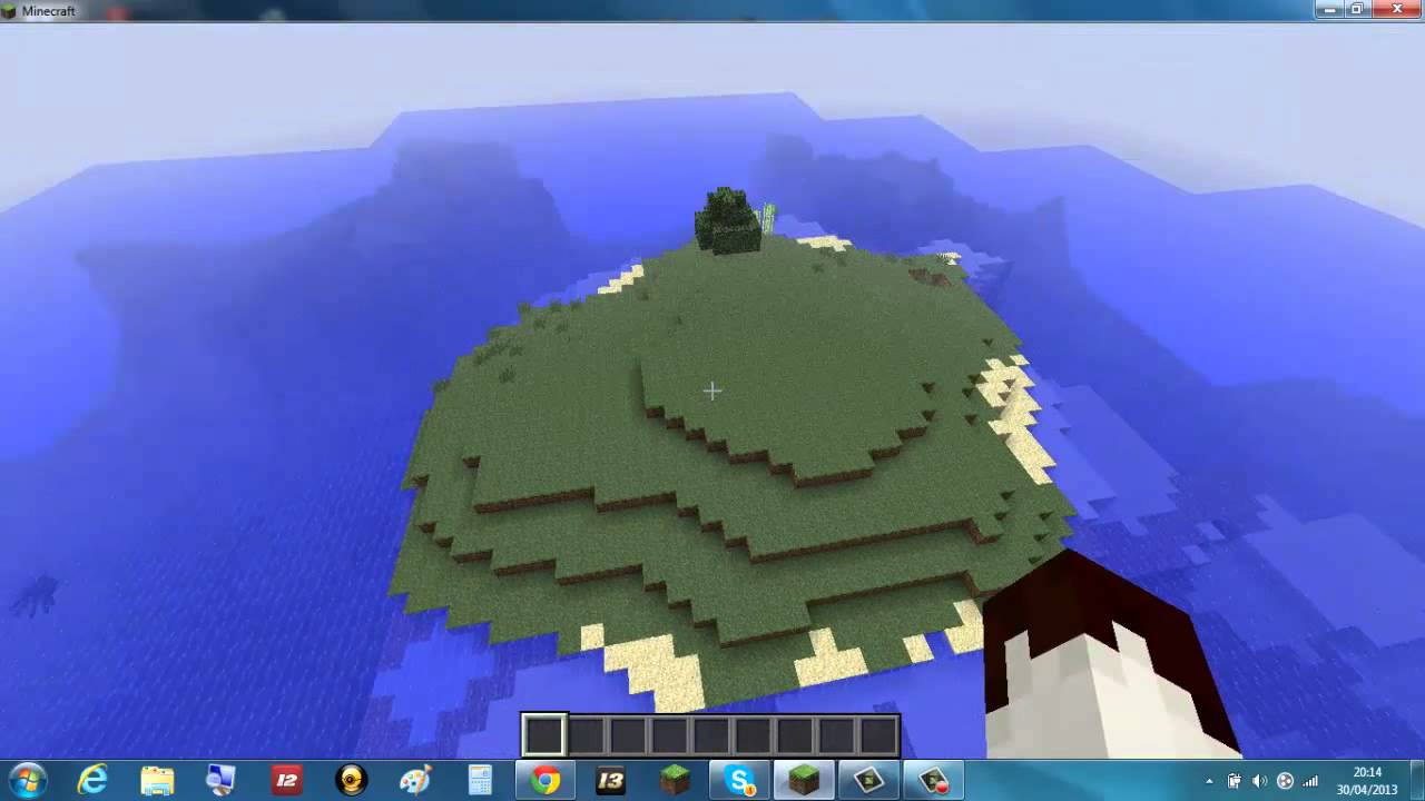 Minecraft Deserted Island seed!!! - YouTube
