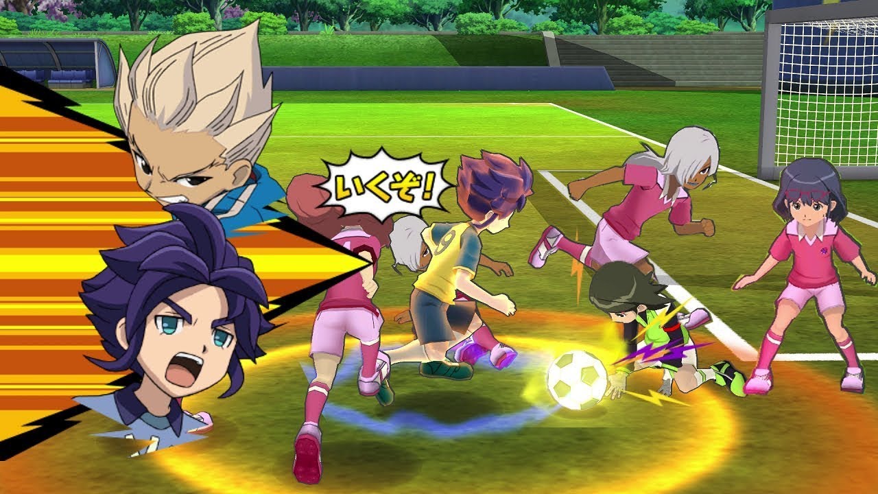 Inazuma Eleven Go Strikers 2013 Raimon Vs Inazuma Girls Wii 1080p ...