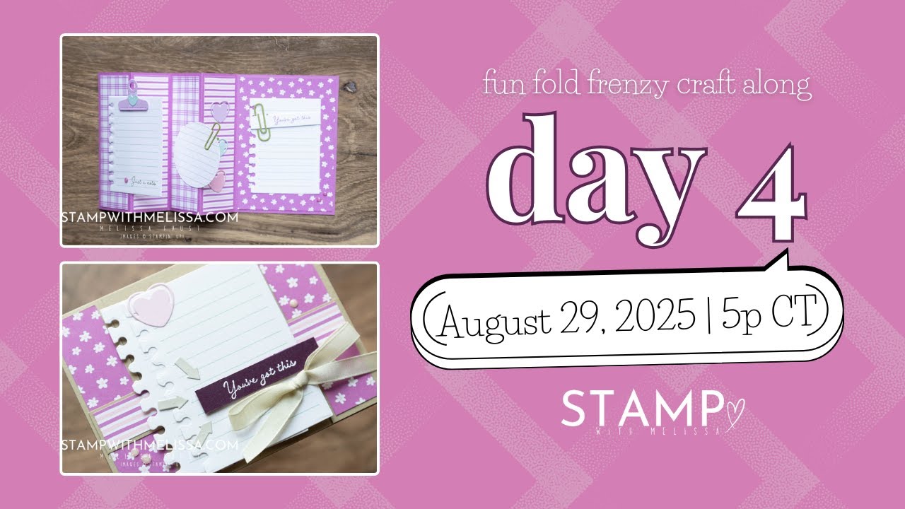 💕 Fun Fold Frenzy Craft Along - Day 4 💕 - YouTube