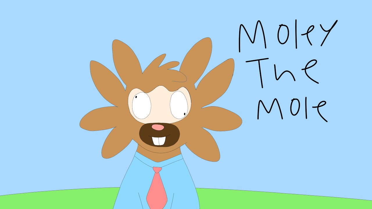 Moley the Mole but I animated it. (my most ambitious animation yet ...