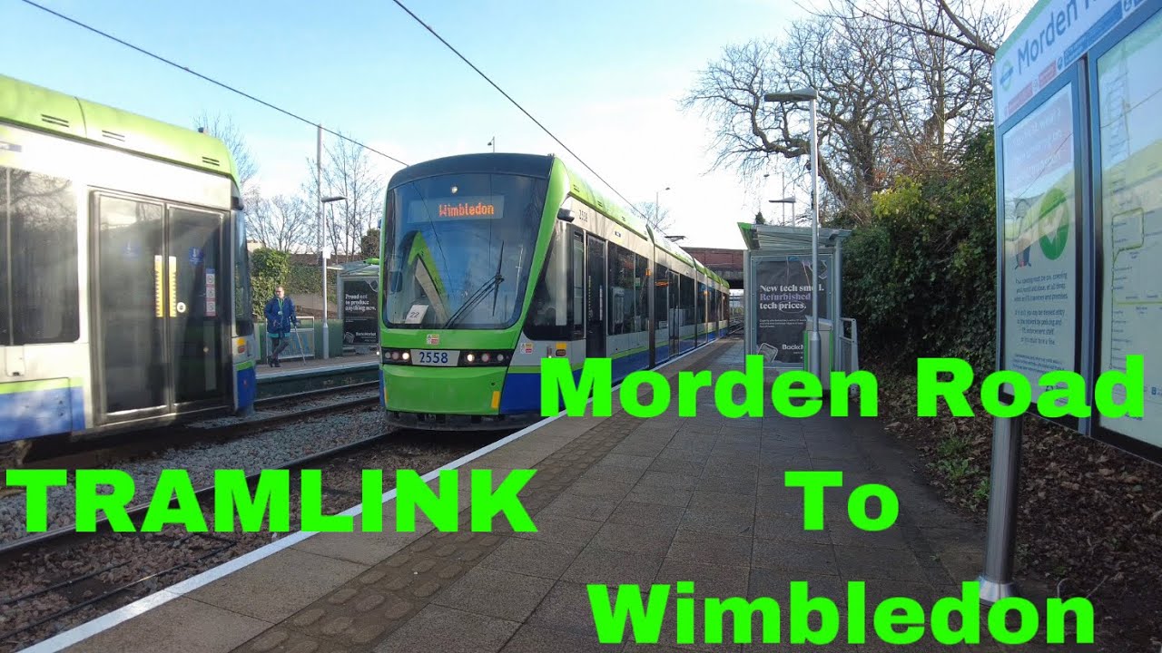LONDON TRAMLINK JOURNEY | Morden Road to Wimbledon - YouTube
