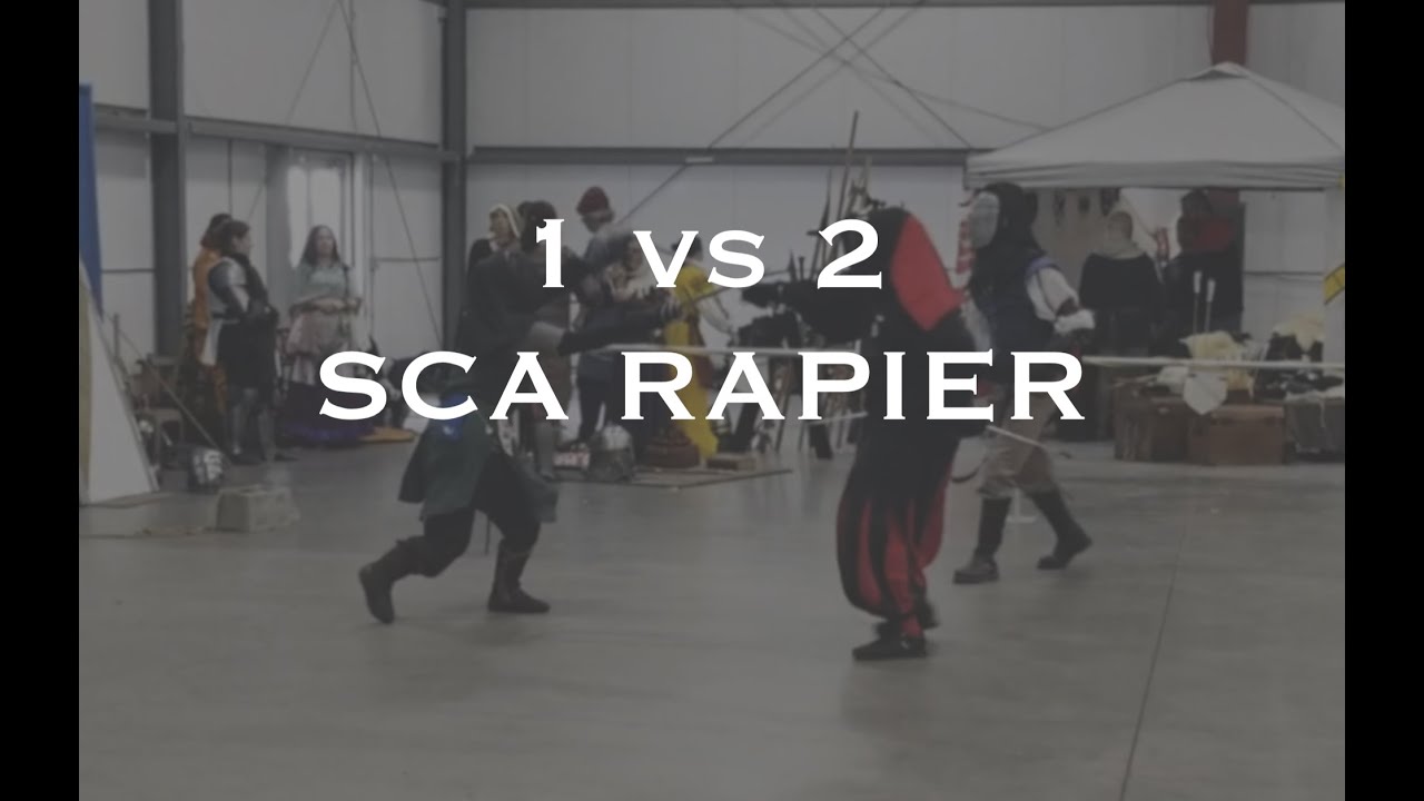 SCA Rapier - 1 vs. 2 - YouTube