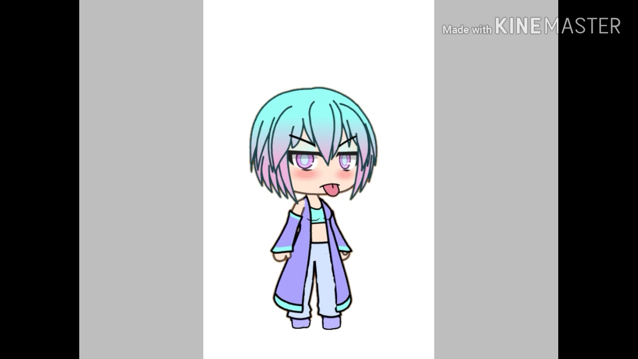 Gacha Life Back facing Character(speed edit) - YouTube