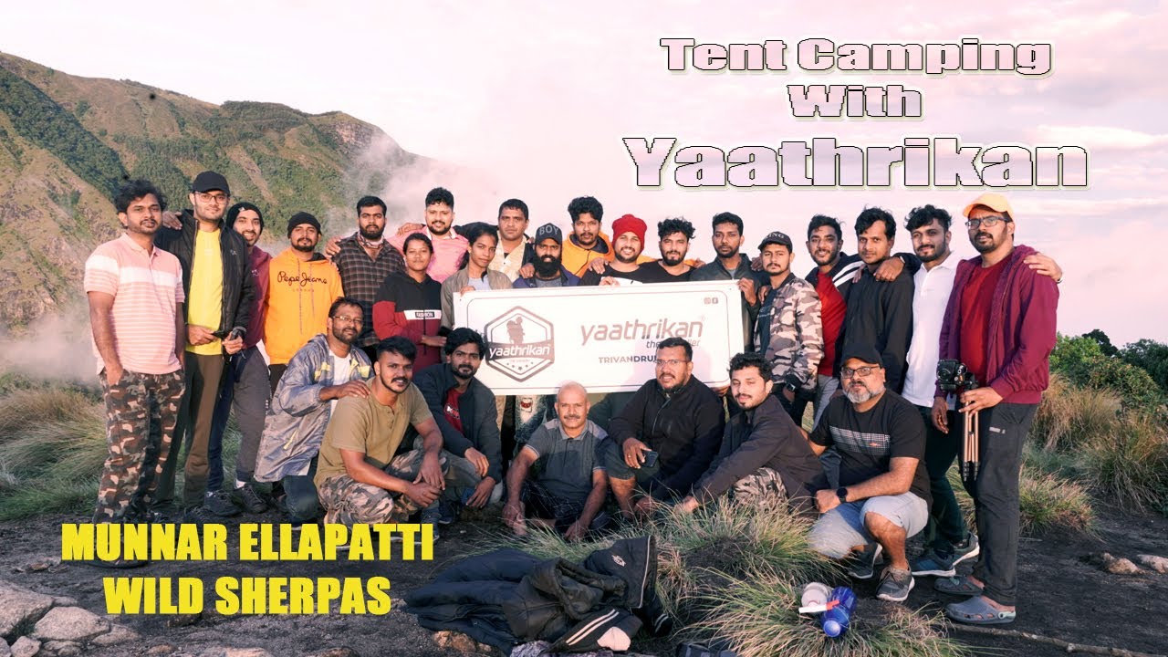 Wild Sherpas ||Tent || Camping || With ||Yaathrikan Munnar Yellappetty ...