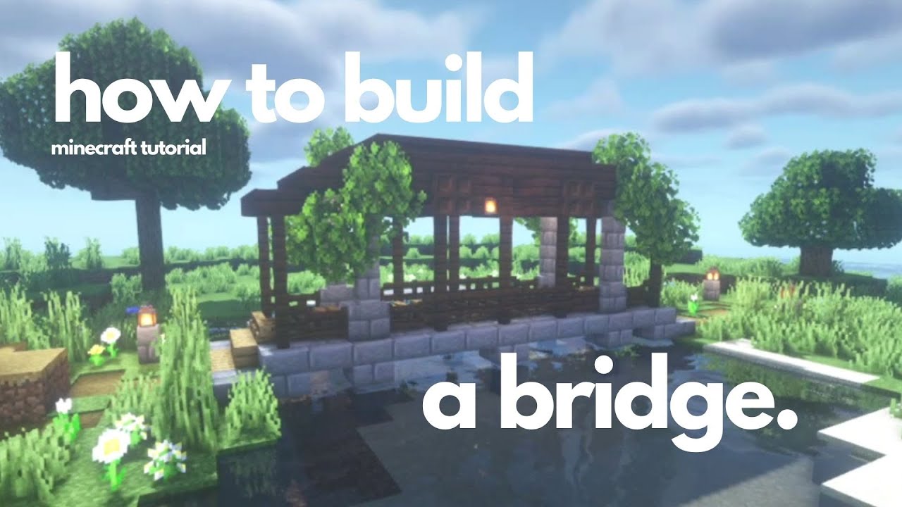how to build a bridge | aesthetic minecraft tutorial - YouTube