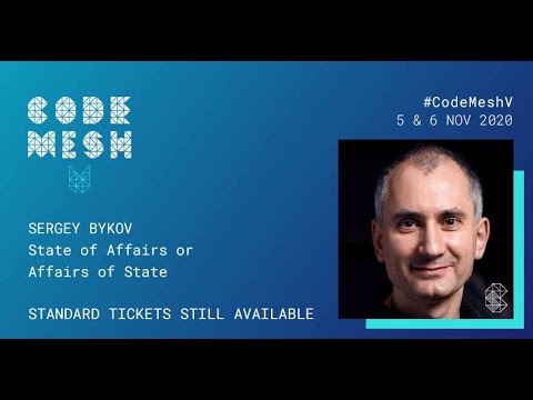 State of Affairs or Affairs of State | Sergey Bykov | Code Mesh V 2020