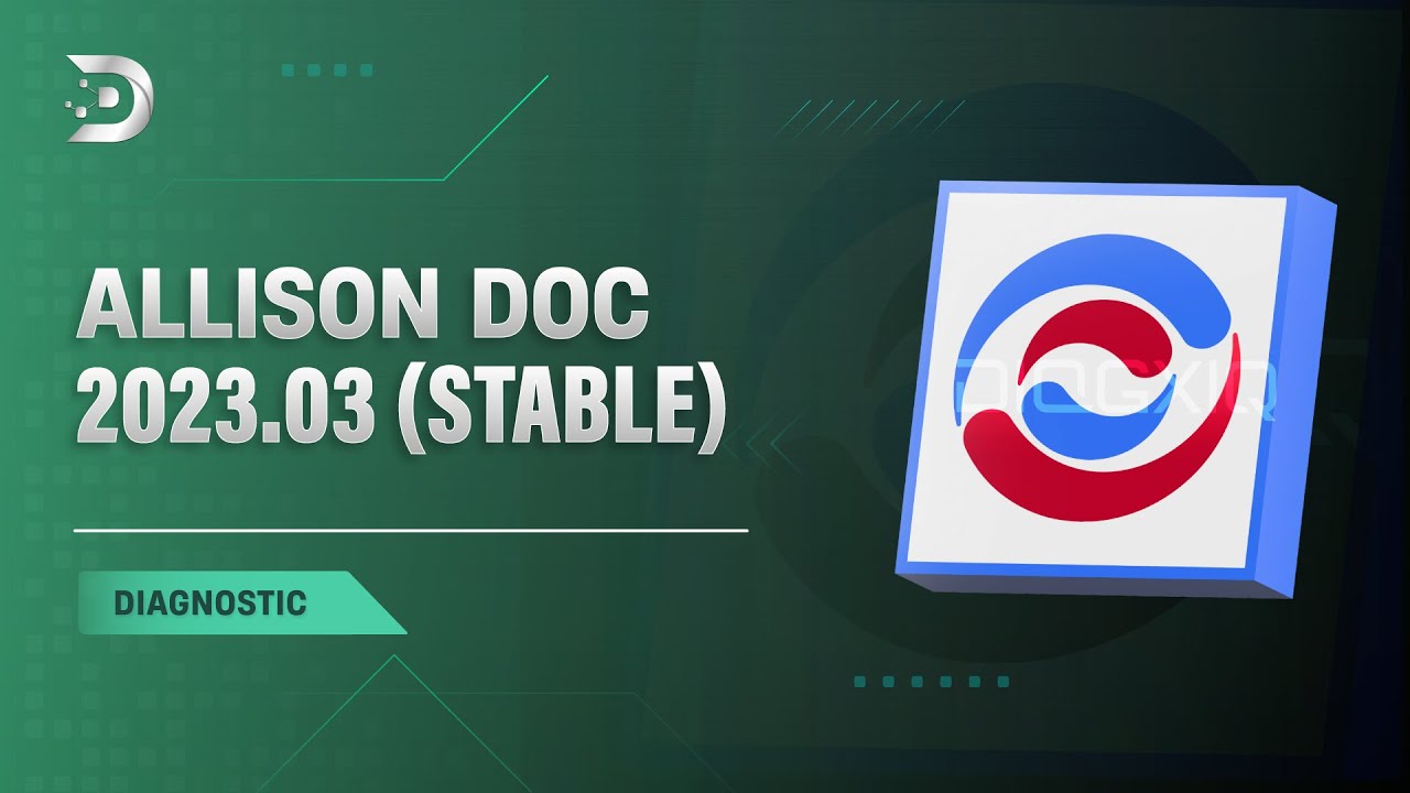 ALLISON DOC 2023.03 (STABLE) | SUPPORT 👨‍💻 - YouTube