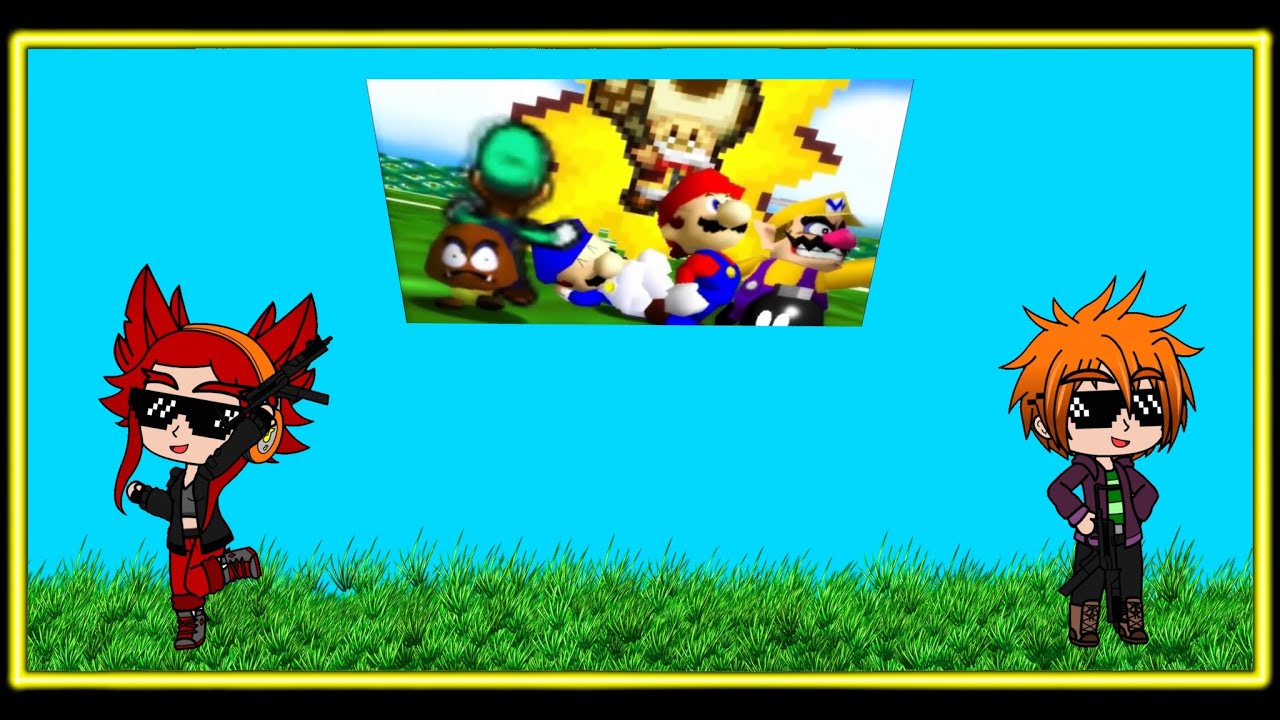 Gacha Reacts FNF—SM64 bloopers: Smexy Soccer - YouTube