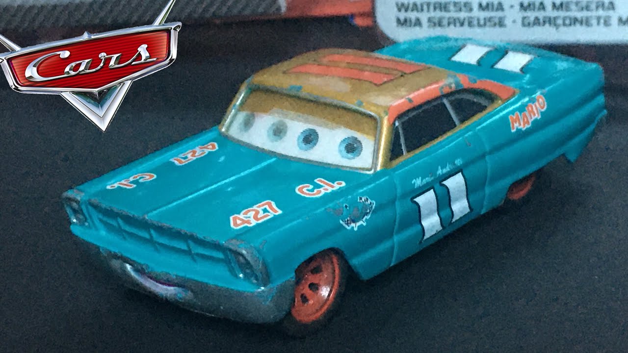 Mattel Mario Andretti Disney Pixar Cars Diecast (TH16) - YouTube