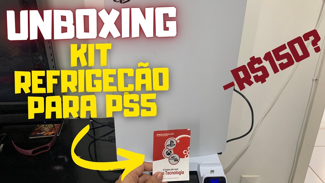UNBOXING Kit Refrigeração para Playstation 5 (Vale a pena em 2025 ...
