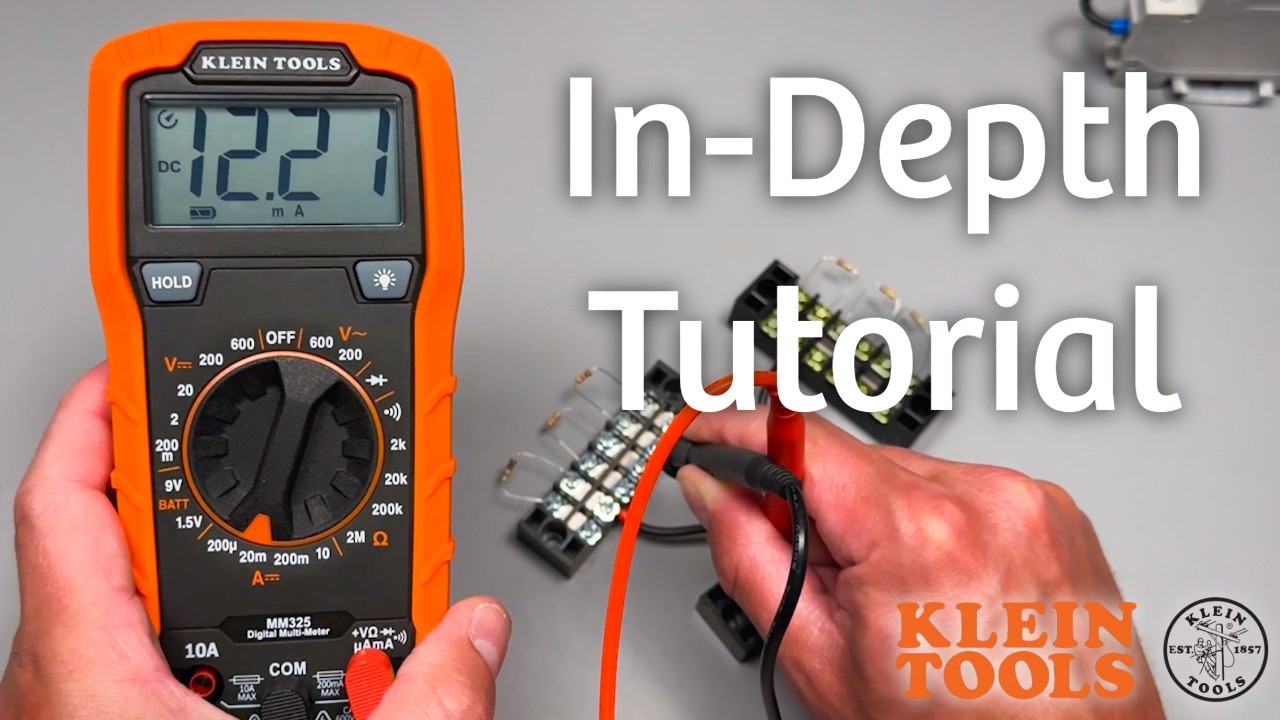 💡 How to Use the Klein Tools MM325 Digital Multimeter - FULL Tutorial ...