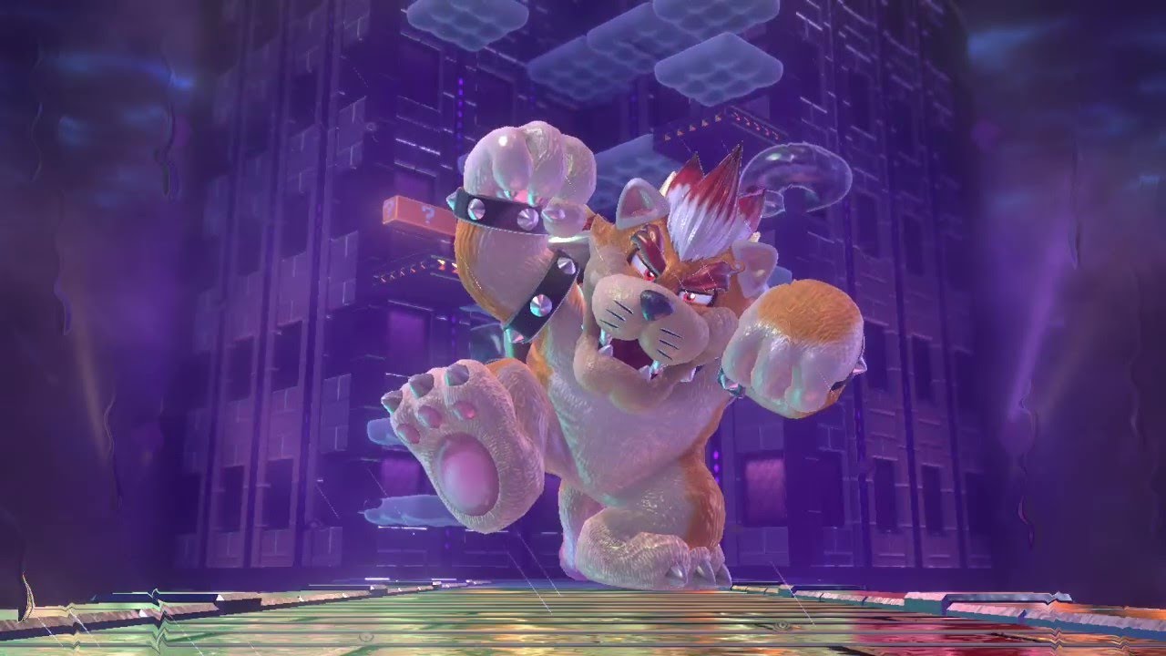 Super Mario 3D World Part 3, Meowser's Epic Climb - YouTube