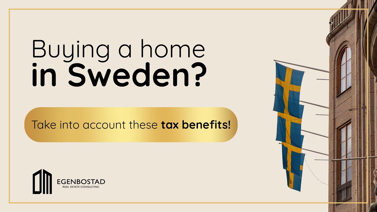Buying a home in Sweden? ¡Take into account these tax benefits! - YouTube