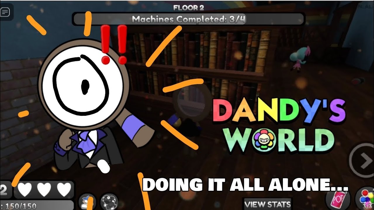 All Alone Without Anyone.. (SOLO CHALLENGE) [Dandy's World Gameplay ...