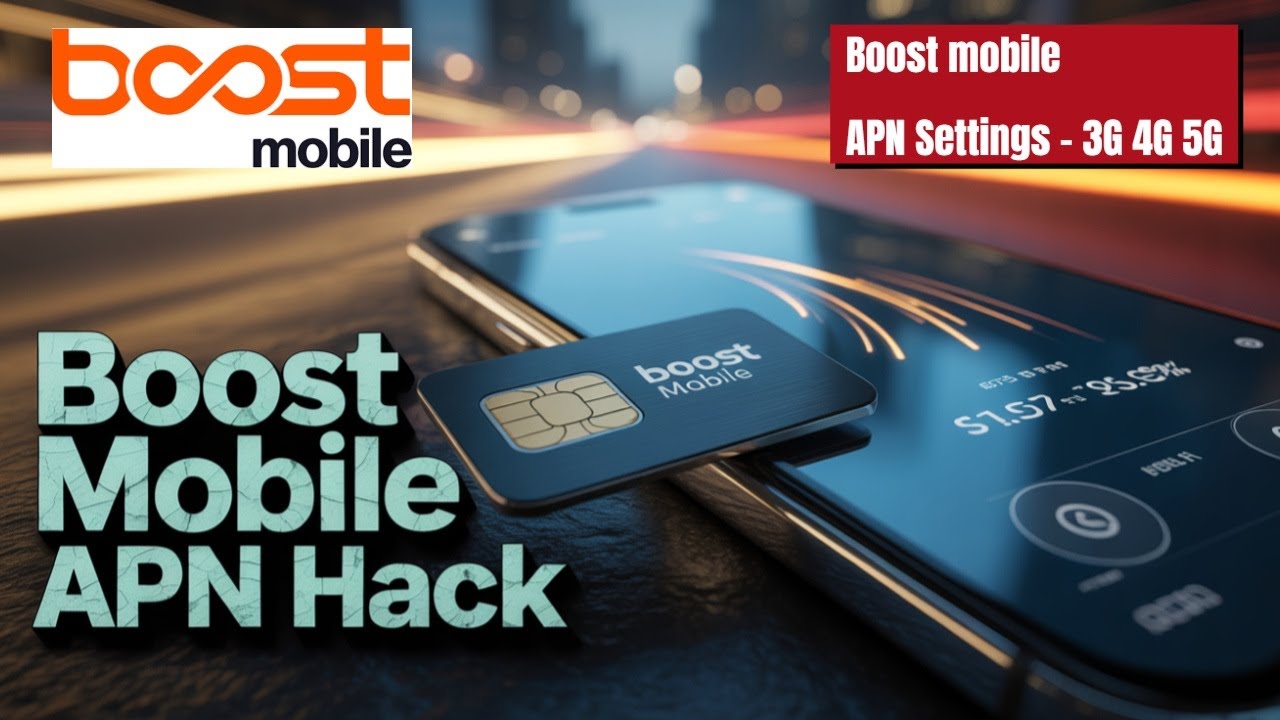 Boost mobile APN Settings - 3G 4G 5G High Speed Access Point Name Hack ...