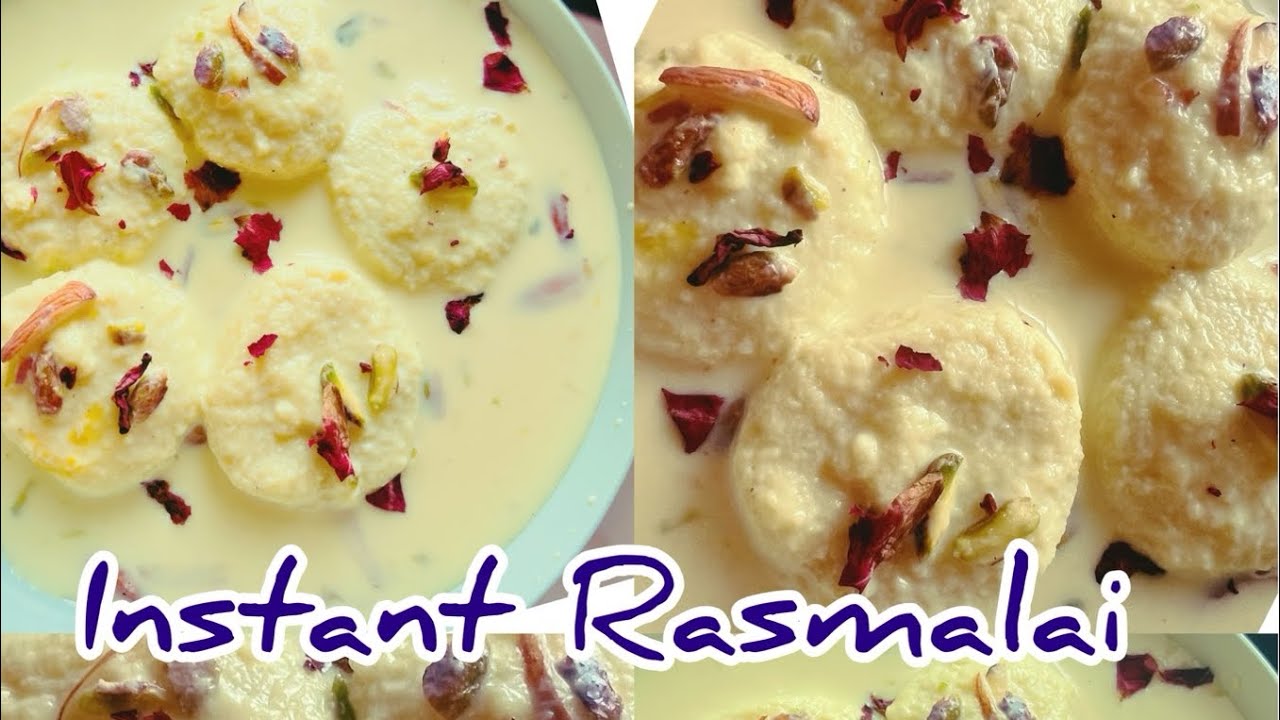 How to make Instant Rasmalai🍮 / Milk powder Rasmalai | Rasmalai - YouTube