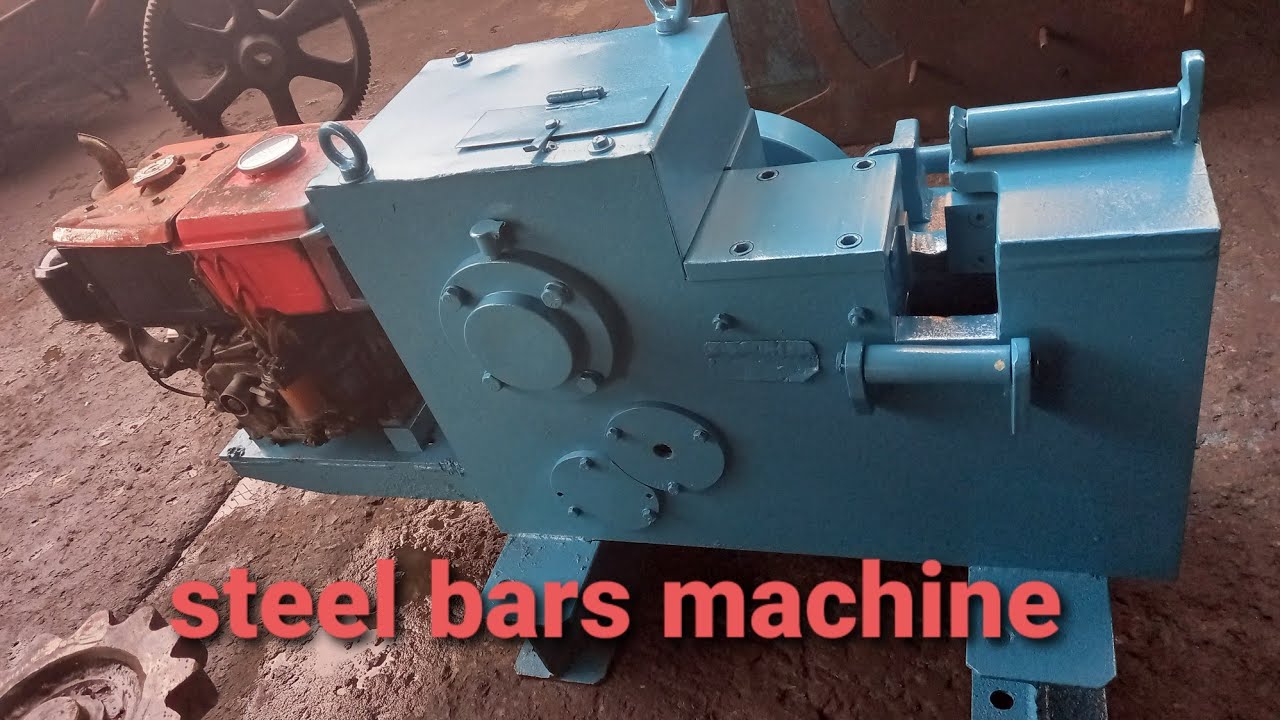 Steel bars cutting machine 32mm Capacity - YouTube