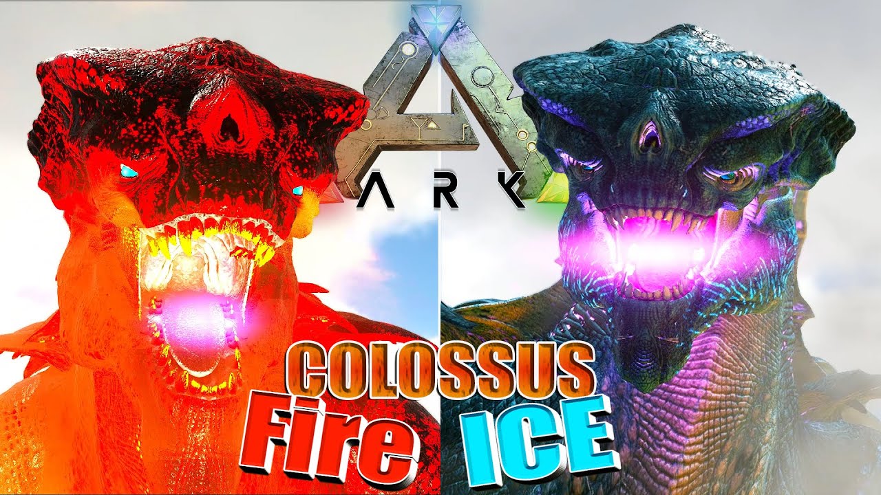 ARK PrimalFear EP103 เผชิญหน้าบอสยักษ์ใหญ่น้ำแข็งและไฟโคลอสซัส[FIRE&ICE ...