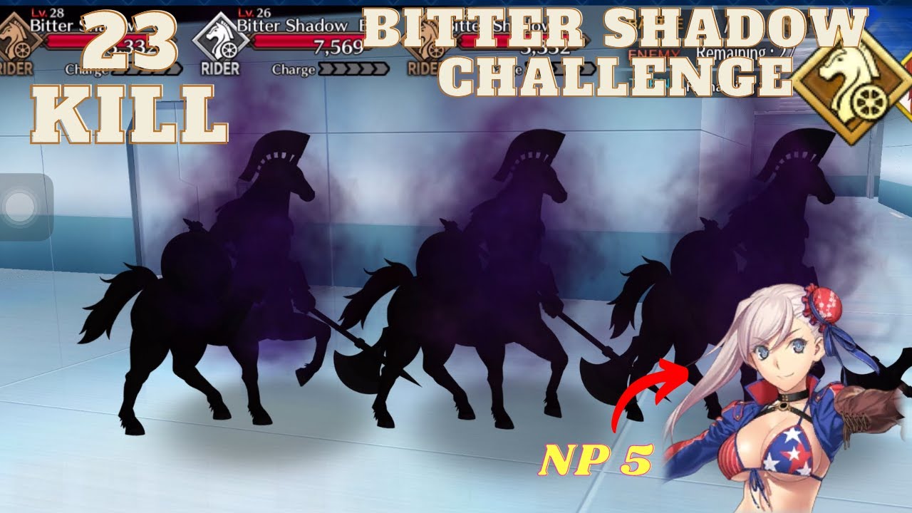 23 Kills - Bitter Shadow Challenge 7 (Raider) [FGO] [Fate/Grand Order ...