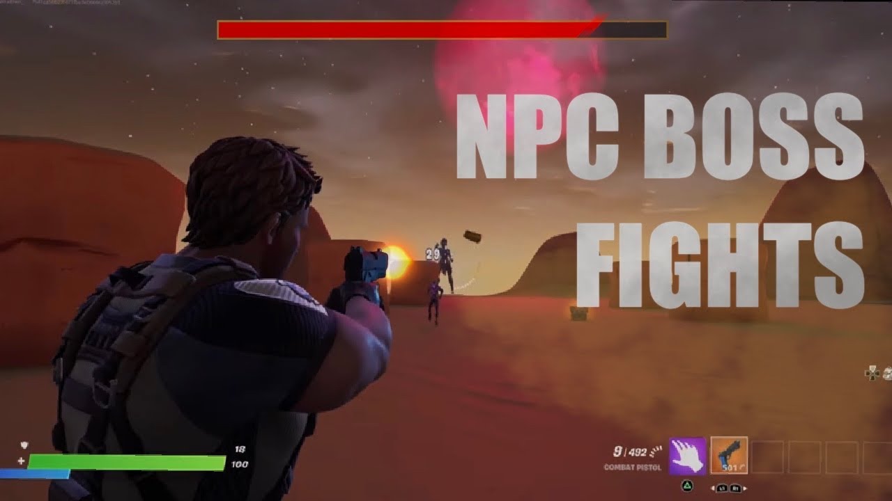 NPC device Boss fight prototype. - YouTube