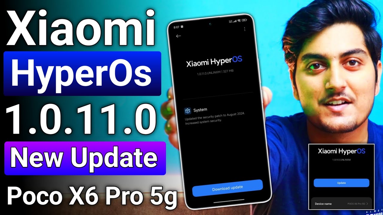 Poco X6 Pro 5g Official INDIA Xiaomi HyperOS 1.0.11.0 New Update IS ...