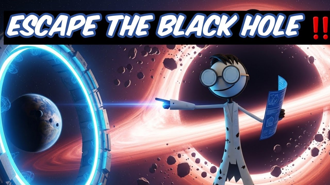 Stickman vs The Black Hole | Building a Warp Gate to Escape! - YouTube