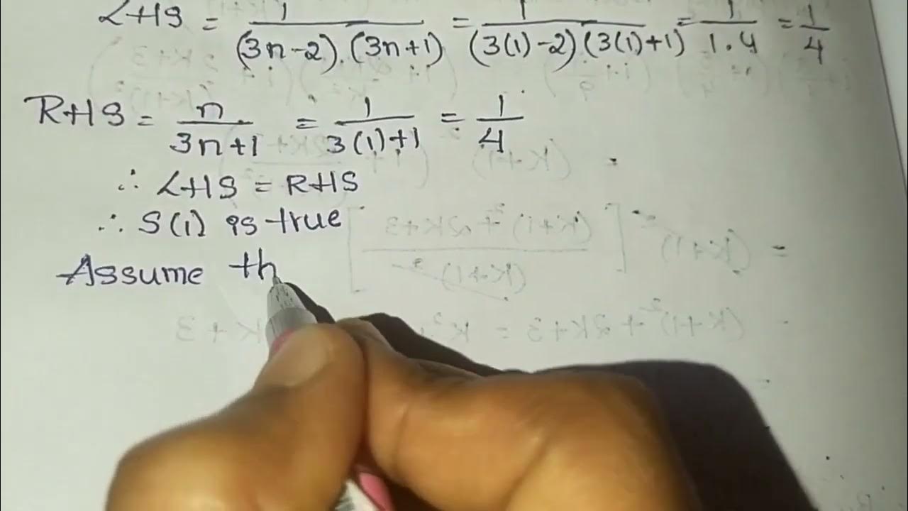 Problems on Mathematical Induction - YouTube