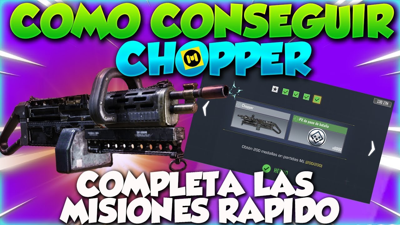 COMO CONSEGUIR *CHOPPER* en CALL OF DUTY MOBILE (CONSIGUE CHOPPER MUY ...