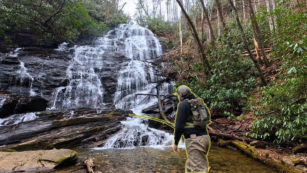 Fly Fishing Headwaters of Chattahoochee River In North GA - YouTube