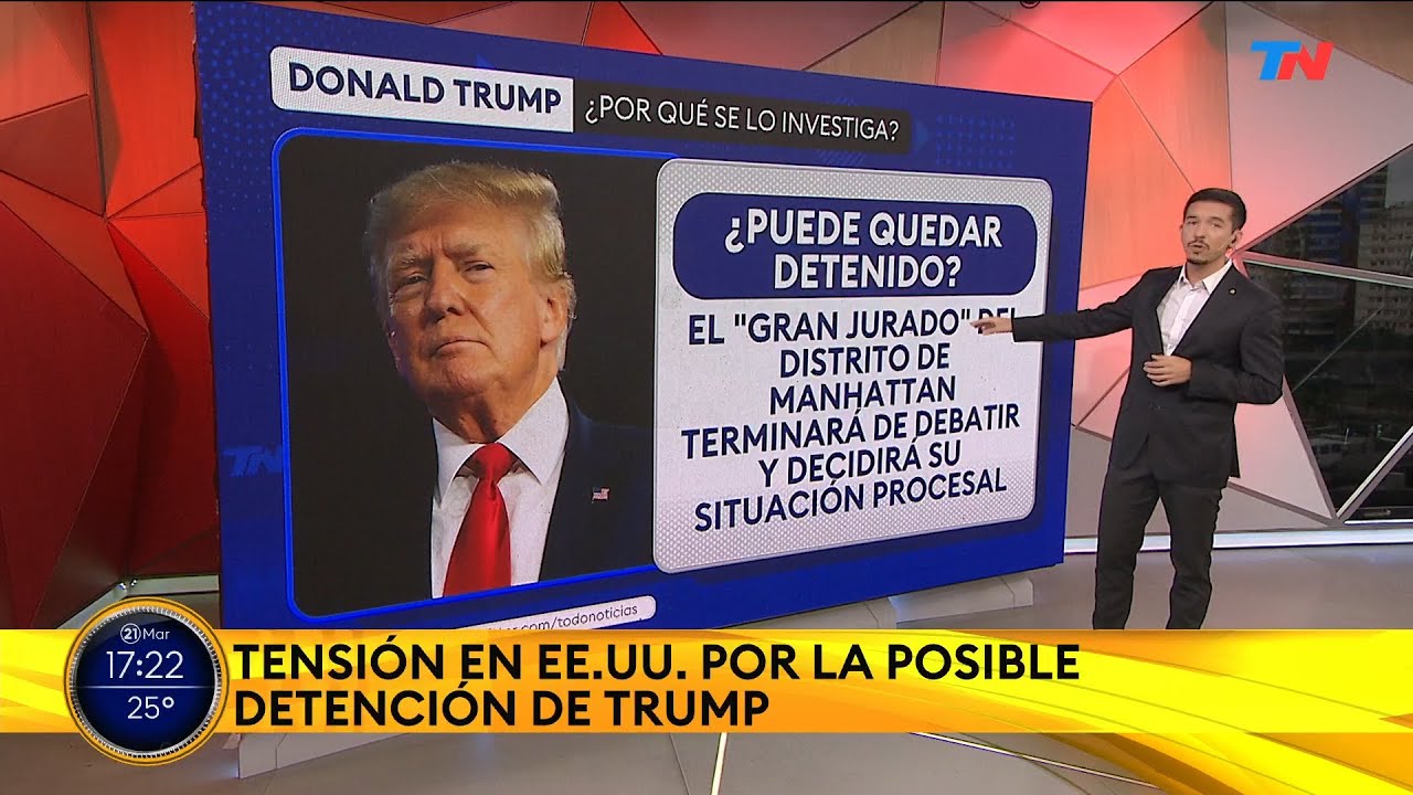 TENSIÓN EN ESTADOS UNIDOS: Donald Trump cree que será detenido y se ...