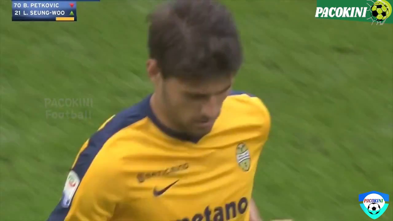 Lee Seung-woo Serie A Debut Goal vs AC Milan 2018 (HD) POOCOKINA - YouTube