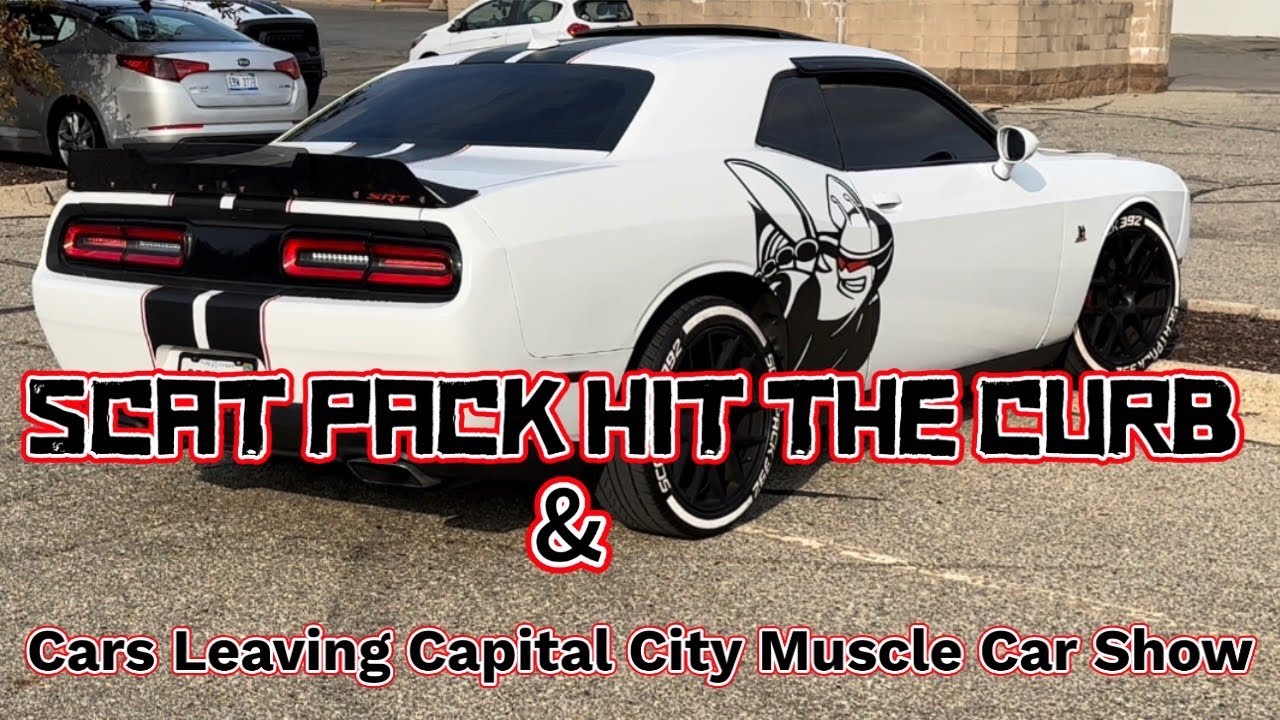 Scat Pack Crashes into the Curb & Cars Burnout Leaving “ CAPITAL CITY ...