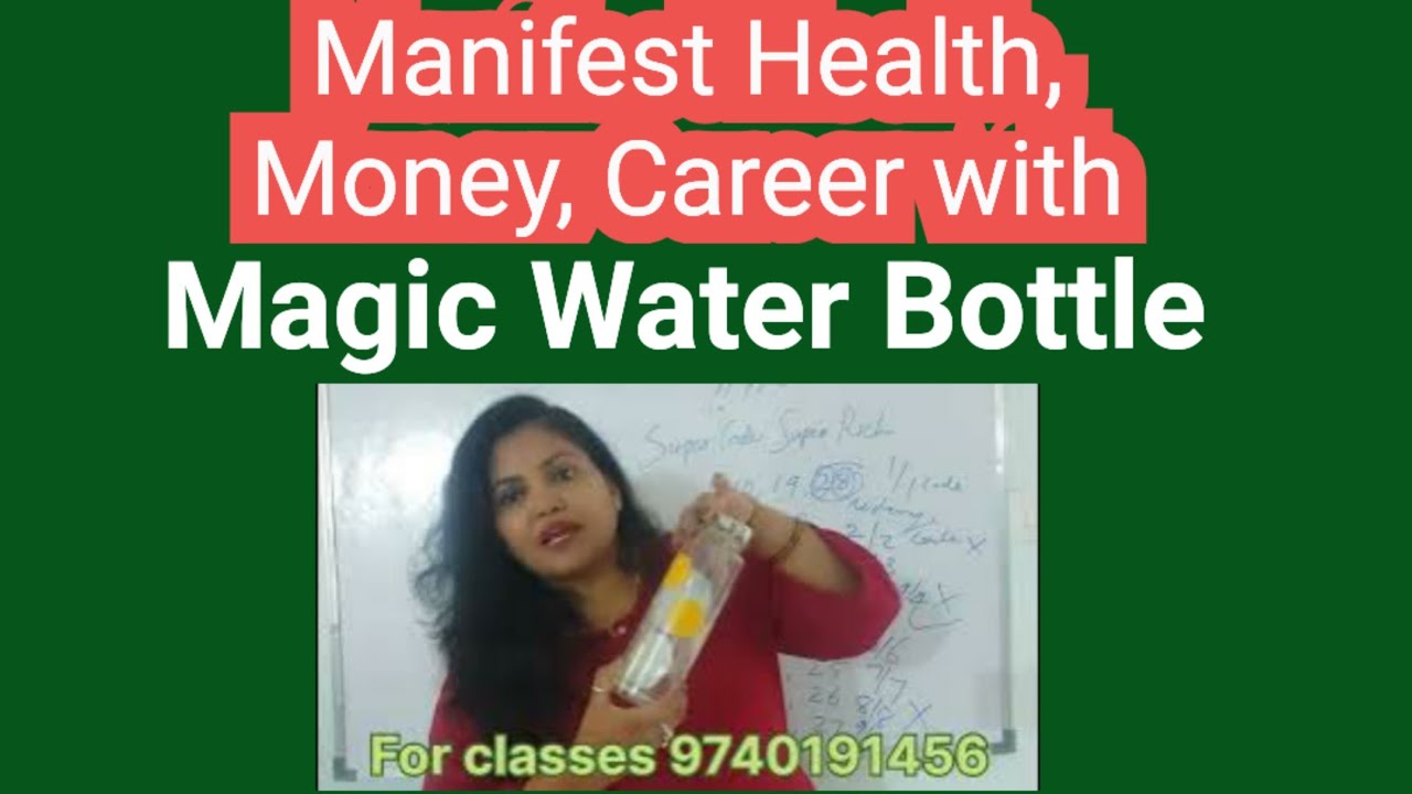 Magic Water Bottle|Water Technique|Law Of Attraction - YouTube