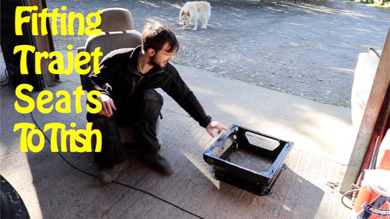 Transit Trish #6 | Fitting Hyundai Trajet Swivel Seats - YouTube